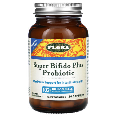 Super bifido plus probiotic, 102 billion cells, 30 capsules by Flora : review - Vitamins ...