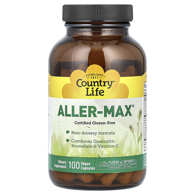 Aller-max, 100 vegan capsules by Country life : review - Vitamins ...