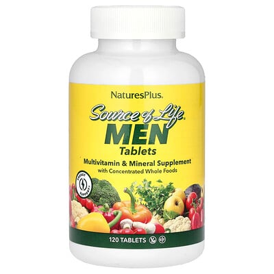 Source of life men, multivitamin & mineral supplement with concentrated ...