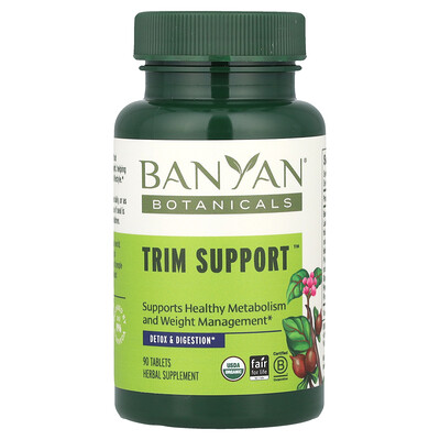 Trim support™, 90 tablets by Banyan botanicals Reviews - Vitamins ...