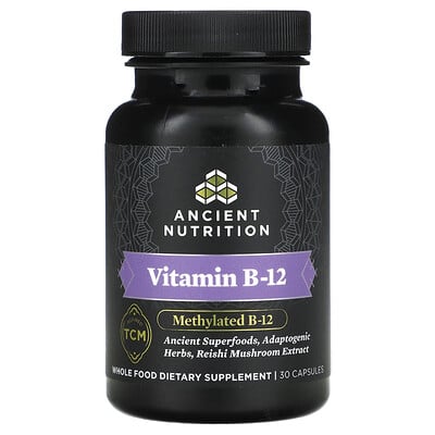 Vitamin b-12, 30 capsules by Ancient nutrition Reviews - Vitamins ...