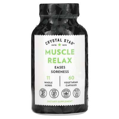 Muscle relax, 60 vegetarian capsules by Crystal star Reviews - Vitamins ...