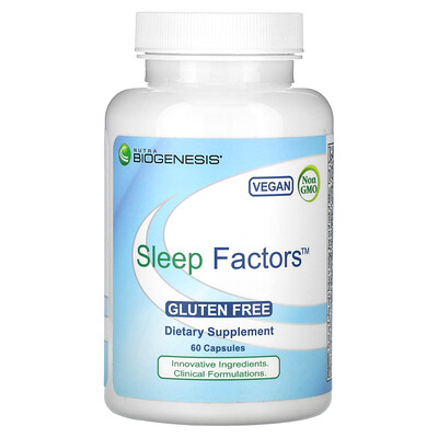Sleep factors, 60 capsules by Nutra biogenesis : review - Vitamins ...