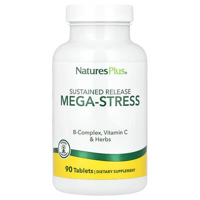 Sustained release mega-stress, 90 tablets by Naturesplus : review ...
