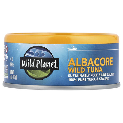 Albacore wild tuna, 5 oz (142 g) by Wild planet : review - 罐裝及罐裝和包裝食品 ...