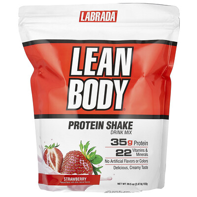 Lean body, protein shake drink mix, strawberry, 2.47 lb (1,120 g) by ...