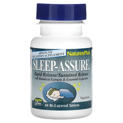 Sleep assure, 60 bi-layered tablets by Naturesplus : review - Vitamins ...