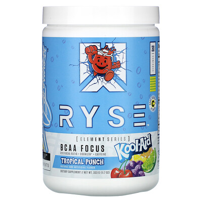 Element series, bcaa focus, kool-aid, tropical punch, 11.7 oz (333 g) by Ryse : review ...