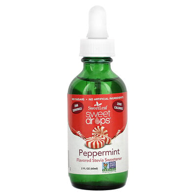 Sweetleaf, sweet drops, peppermint, 2 fl oz (60 ml) by Wisdom natural ...