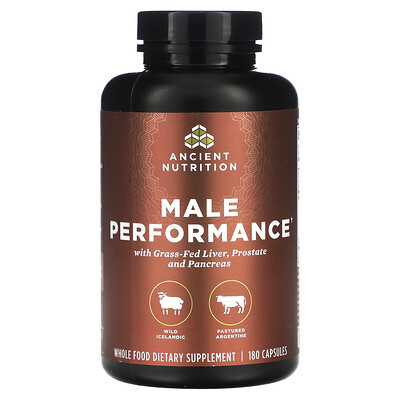 Male performance, 180 capsules by Ancient nutrition Reviews - Vitamins ...