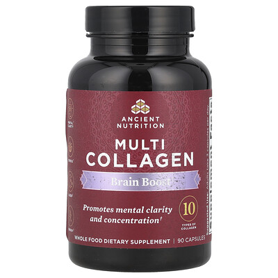 Multi collagen, brain boost, 90 capsules by Ancient nutrition : review - Vitamins & supplements ...