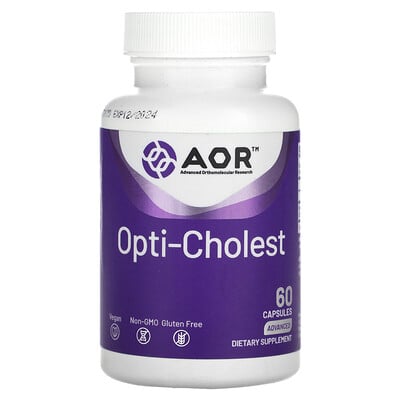 Opti-cholest, 60 capsules by Advanced orthomolecular research aor ...