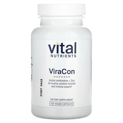 Viracon, 120 vegan capsules oleh Vital nutrients - Vitamin & suplemen ...