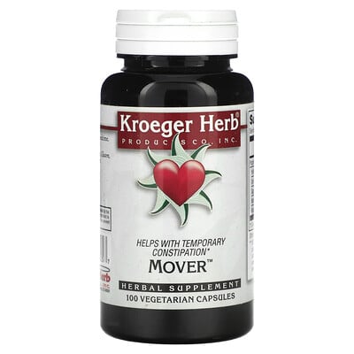 Mover, 100 vegetarian capsules by Kroeger herb co : review - Vitamins ...