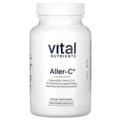 Aller-c, 100 vegan capsules by Vital nutrients Reviews - Vitamins ...
