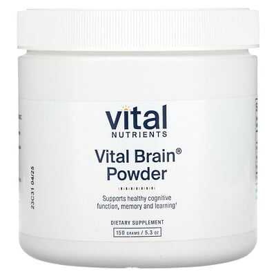 Vital brain powder, 5.3 oz (150 g) by Vital nutrients : review ...