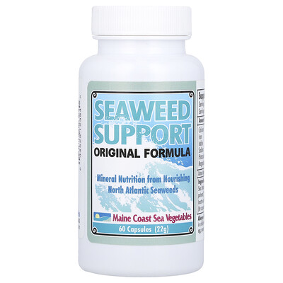 Seaweed support, original formula, 60 capsules by Maine coast sea ...