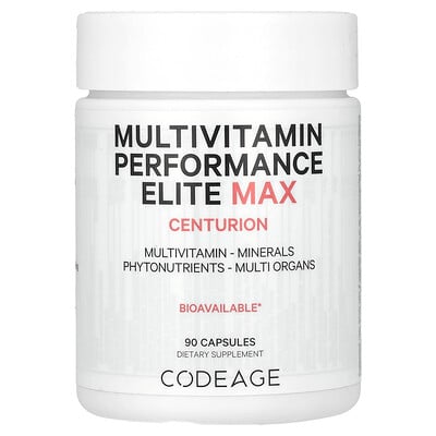 Multivitamin performance elite max, 90 capsules by Codeage : review - Vitamins & supplements ...