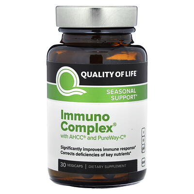 Immuno complex, 30 vegicaps by Quality of life : review - Vitamin ...