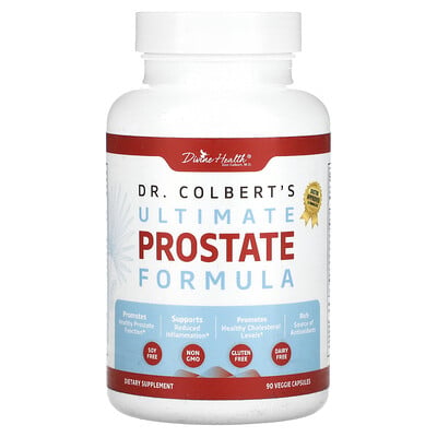 Dr. colbert's ultimate prostate formula, 90 veggie capsules by Divine ...