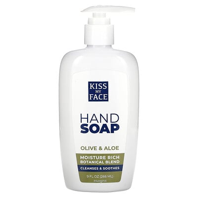Hand soap, olive & aloe, 9 fl oz (266 ml) by Kiss my face : review ...