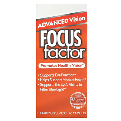 Advanced vision, 60 capsules oleh Focus factor - Vitamin & suplemen ...