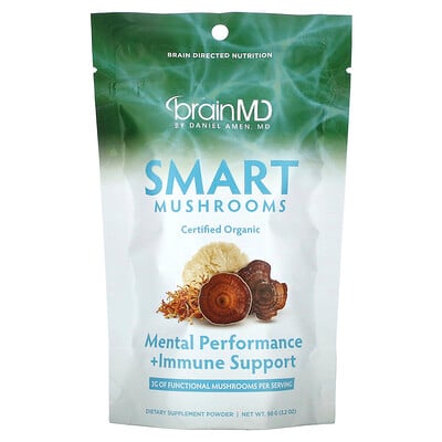 Smart mushrooms, 3.2 oz (90 g) by Brainmd : review - Vitamins ...