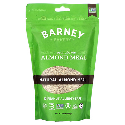 Natural almond meal, 13 oz (368 g) by Barney butter : review - Canned ...