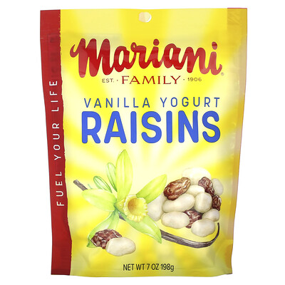Vanilla yogurt raisins, 7 oz (198 g) by Mariani dried fruit : review ...