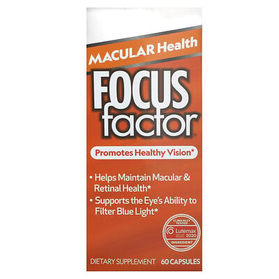 Macular health, 60 capsules by Focus factor Reviews - Vitamins ...