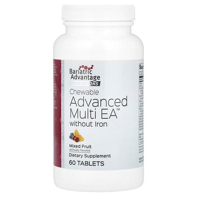 Chewable advanced multi ea without iron, mixed fruit, 60 tablets by ...