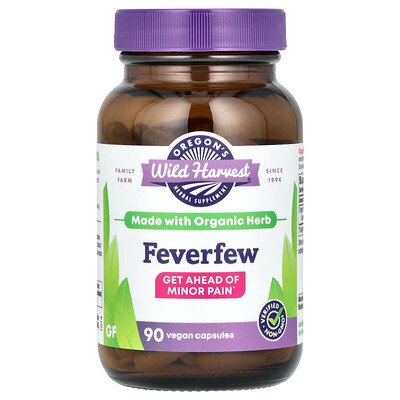 Feverfew, 90 vegan capsules by Oregon's wild harvest : review ...