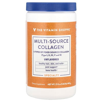 Multi-source collagen, unflavored, 1.06 lbs (482 g) by The vitamin ...