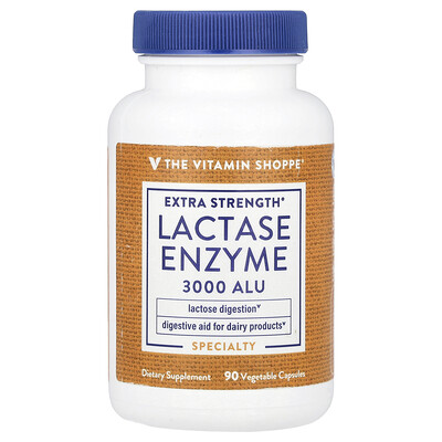 Lactase enzyme, extra strength, 3,000 alu, 90 vegetable capsules by The ...