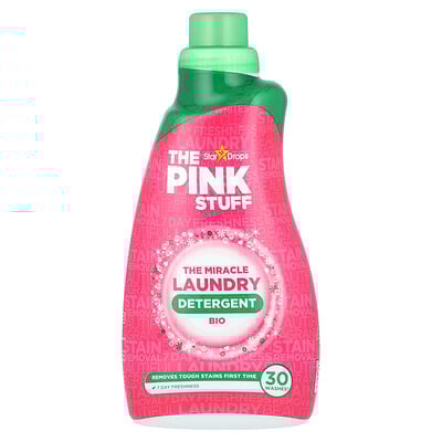 The miracle laundry detergent, bio, 32.5 fl oz (960 ml) by The pink ...