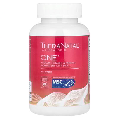 Theranatal, one, 90 softgels by Theralogix : review - Vitamins ...