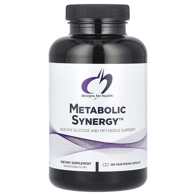 Metabolic synergy™, 180 vegetarian capsules by Designs for health ...