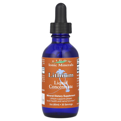Lithium, liquid concentrate, 2 oz (60 ml) by Eidon ionic minerals ...