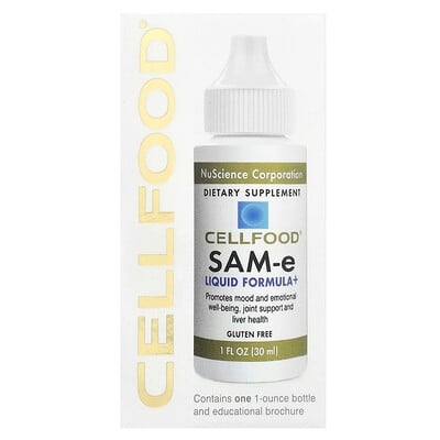 Sam-e liquid formula+, 1 fl oz (30 ml) by Cellfood Reviews - Vitamins ...
