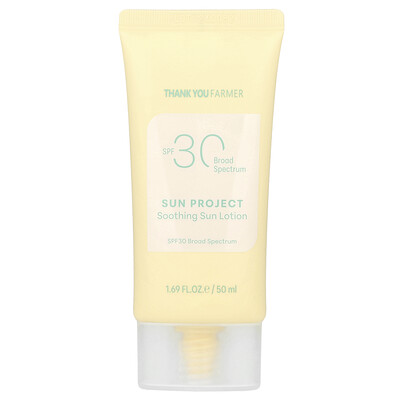 Sun project, soothing sun lotion, spf 30 , 1.69 fl oz (50 ml) da Thank ...