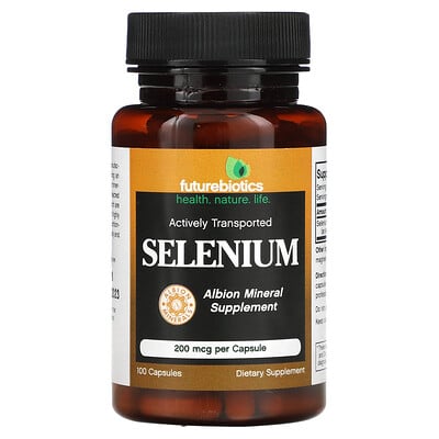 Selenium, 200 mcg, 100 capsules by Futurebiotics : review - Vitamins ...