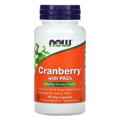 Cranberry with pacs, 90 veg capsules by Now foods : review - Vitamin ...