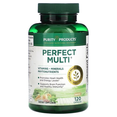 Perfect multi, 120 capsules by Purity products : review - 維生素和補充品 ...