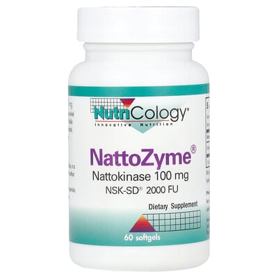 Nattozyme® nattokinase, 100 mg (2,000 fu), 60 softgels by Nutricology ...