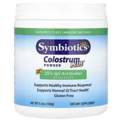 Colostrum plus® powder, 6.3 oz (180 g) oleh Symbiotics - Vitamin ...