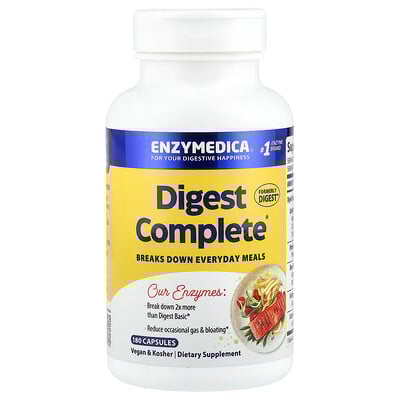 Digest complete®, 180 capsules by Enzymedica : review - Vitamins ...