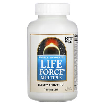 Life force multiple, 120 tablets by Source naturals : review - Vitamins & supplements ...