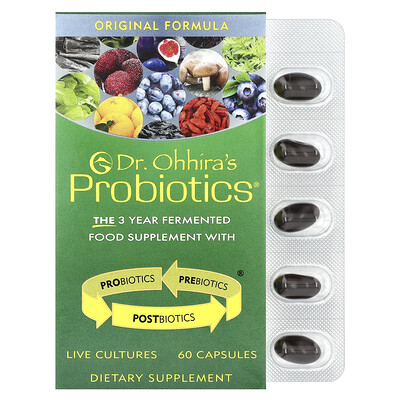 Probiotics, original formula, 60 capsules โดย Dr. ohhira's รีวิว ...