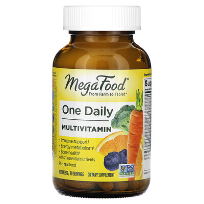 One daily multivitamin, 90 tablets by Megafood Reviews - Vitamins ...