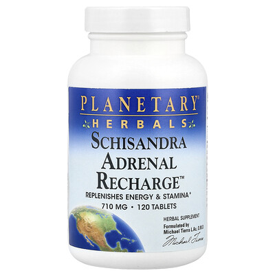Schisandra adrenal recharge™, 120 tablets by Planetary herbals : review ...